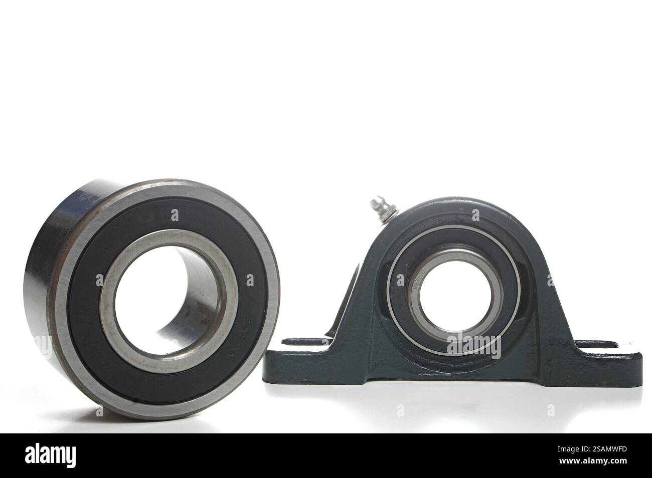 Standard mechanical bearings used in various types of machinery Stock ...