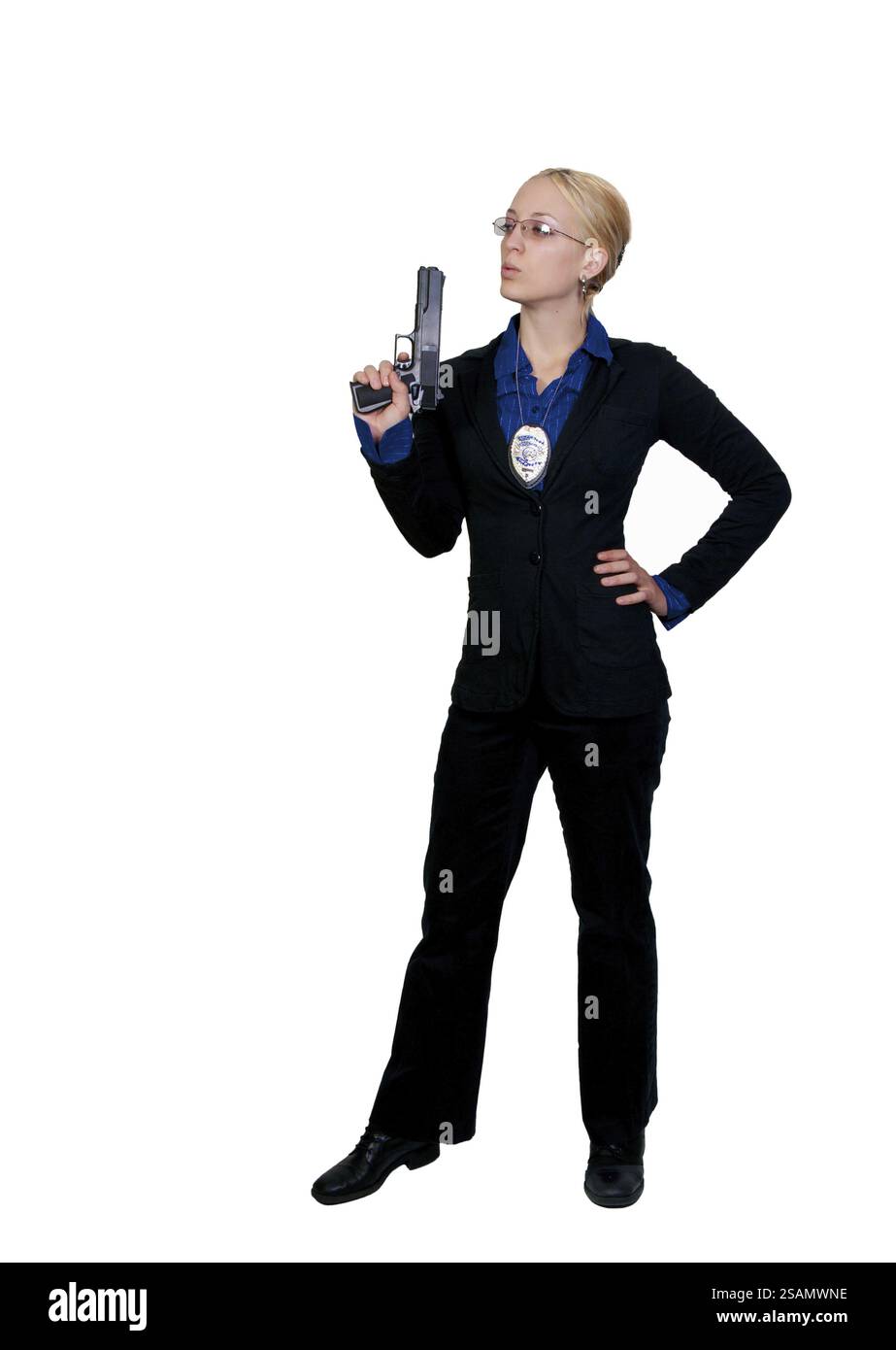 A beautiful police woman on the job Stock Photo - Alamy