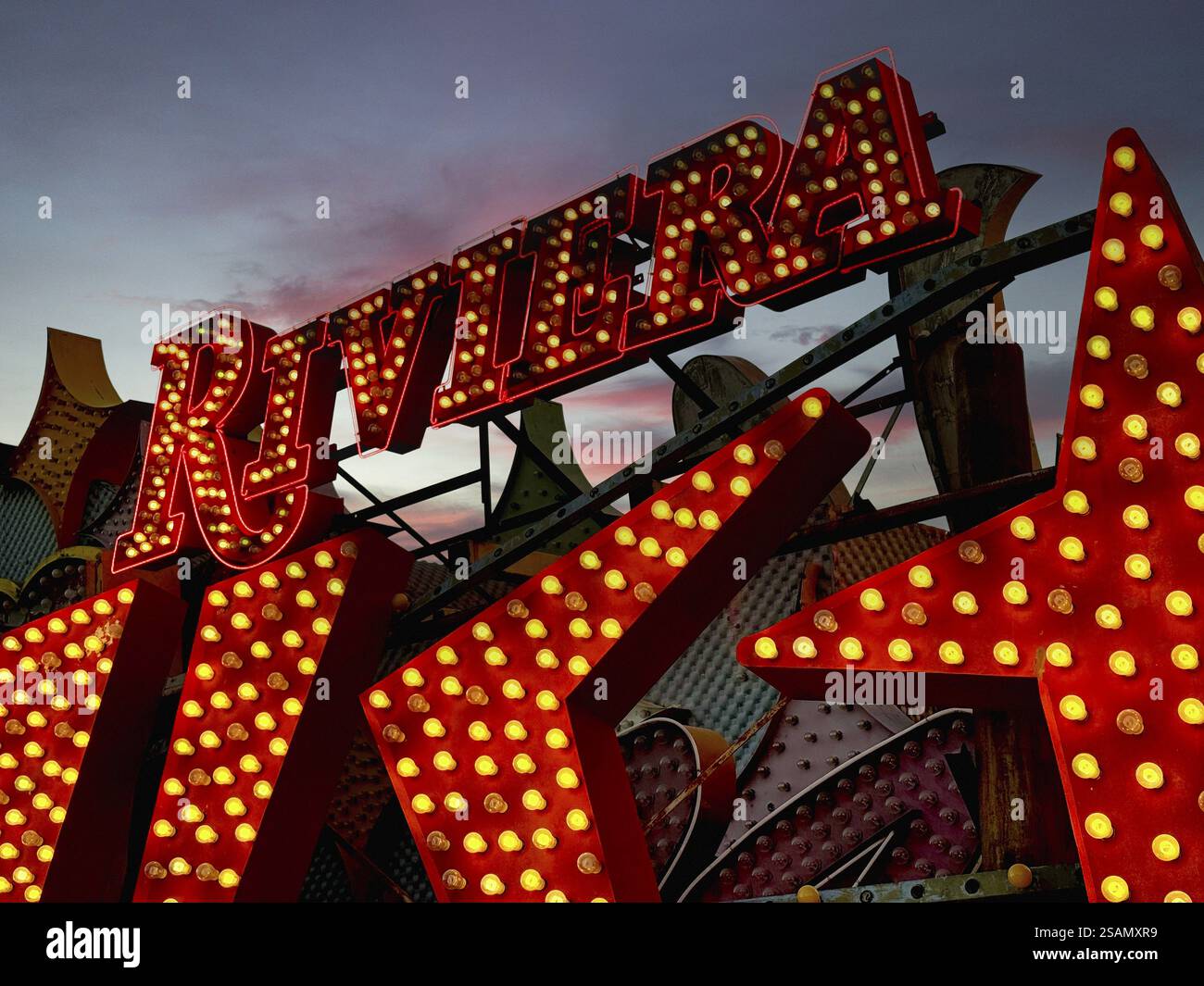 The Neon Museum, Neon Sign Cemetery, Las Vegas, Nevada, USA, North ...