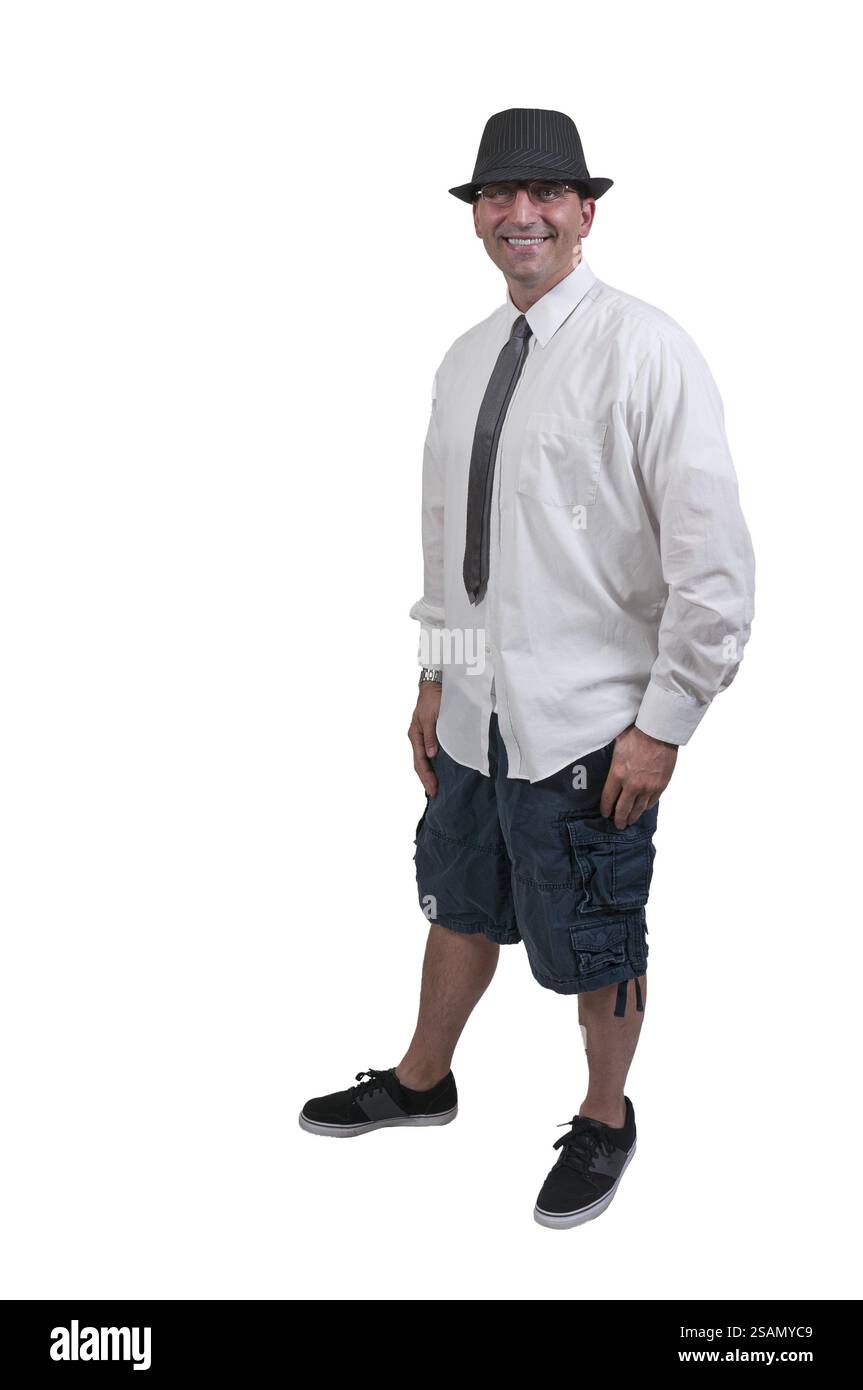 Man in beautiful hat Cut Out Stock Images & Pictures - Alamy