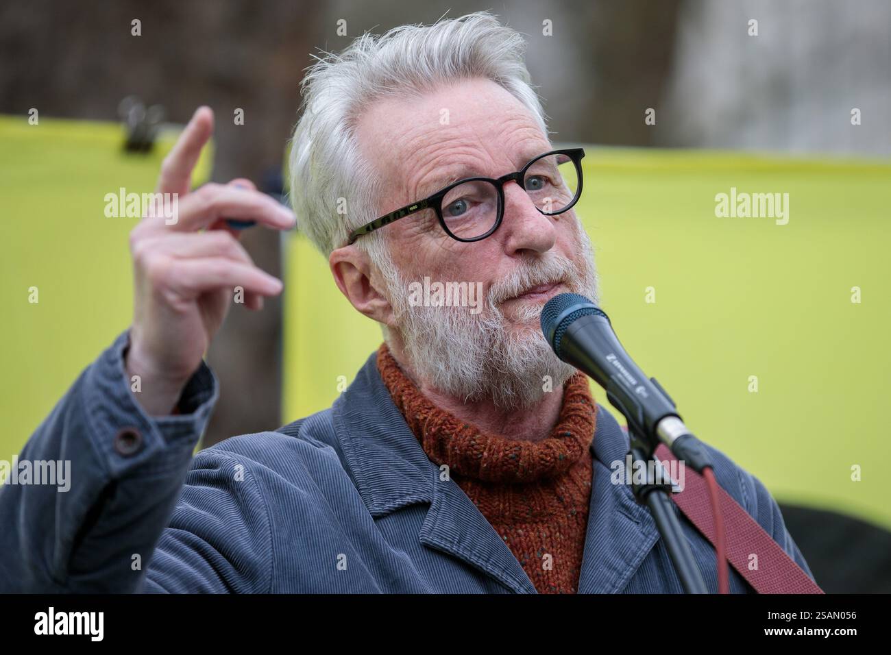London, UK. 29th January, 2025. Billy Bragg, singer, songwriter and ...