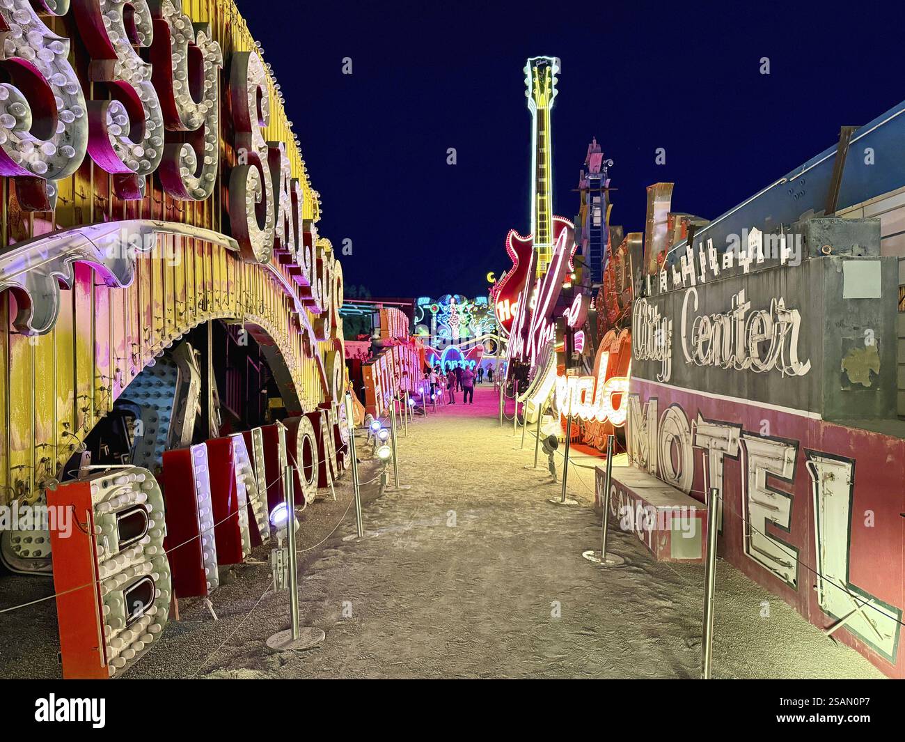 The Neon Museum, Neon Sign Cemetery, Las Vegas, Nevada, USA, North ...