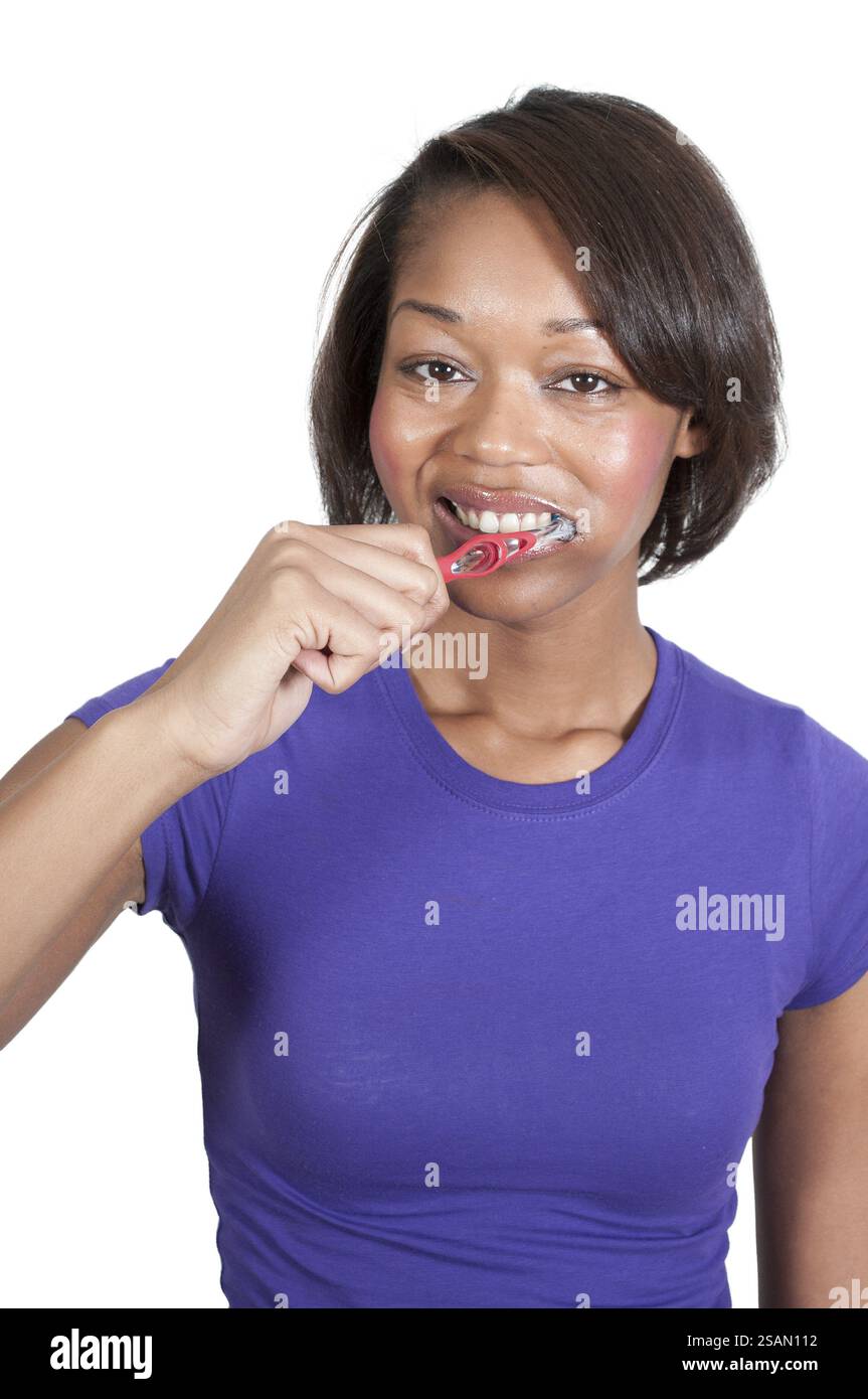 Practicing tooth brushing hi-res stock photography and images - Alamy