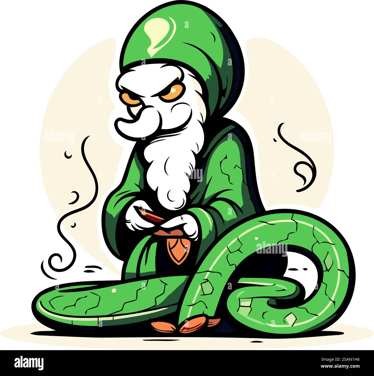 Smoking santa Stock Vector Images - Alamy