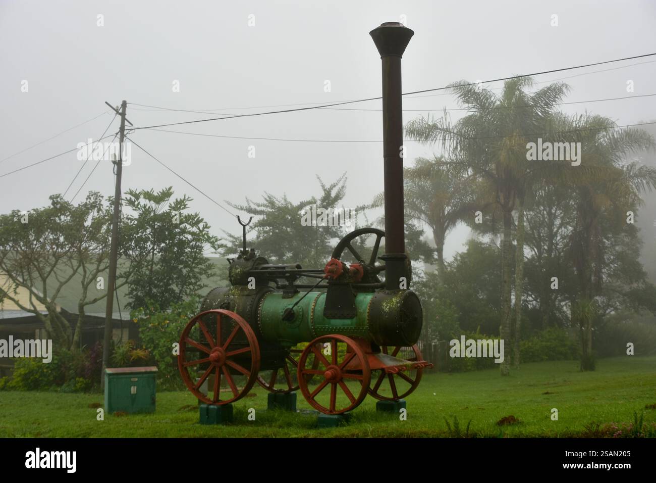 Old steam engine in a South African mining town Stock Photo - Alamy