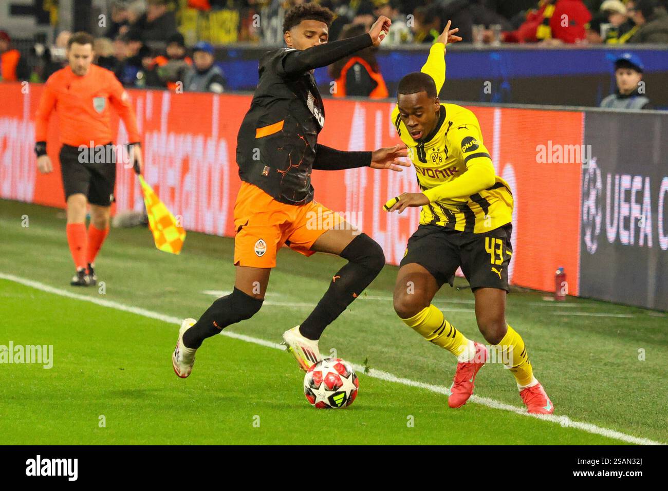 Dortmund, Deutschland. 29th Jan, 2025. Dortmund, Deutschland 29. Januar 2025: Champions League ...