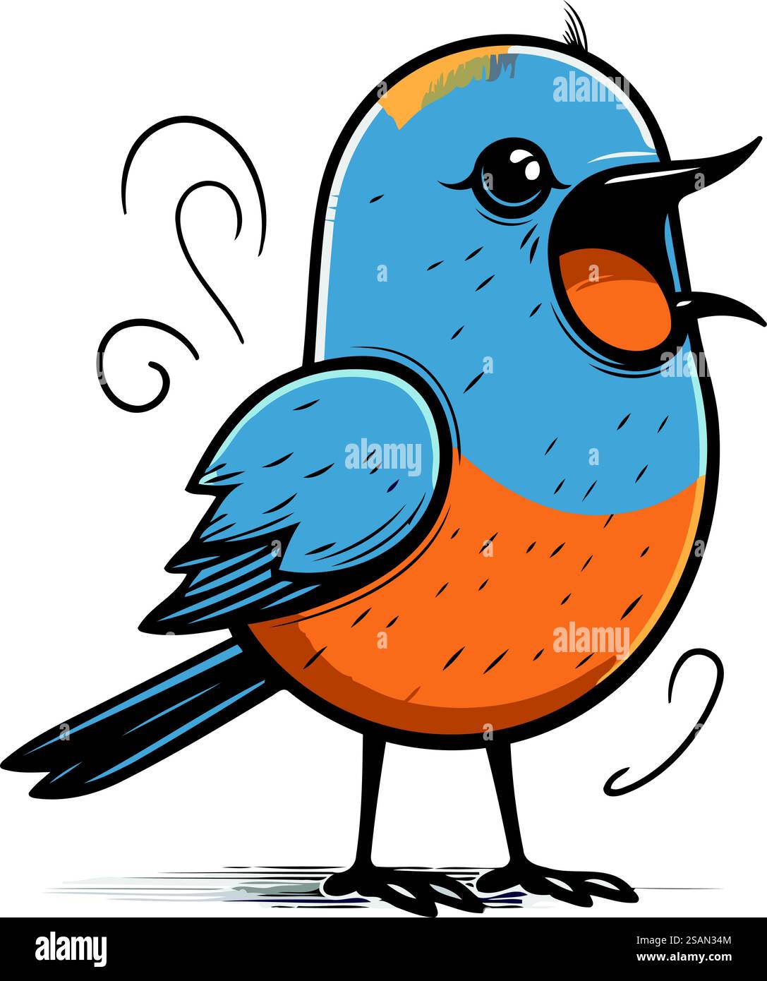 Cartoon bluebird hi-res stock photography and images - Alamy