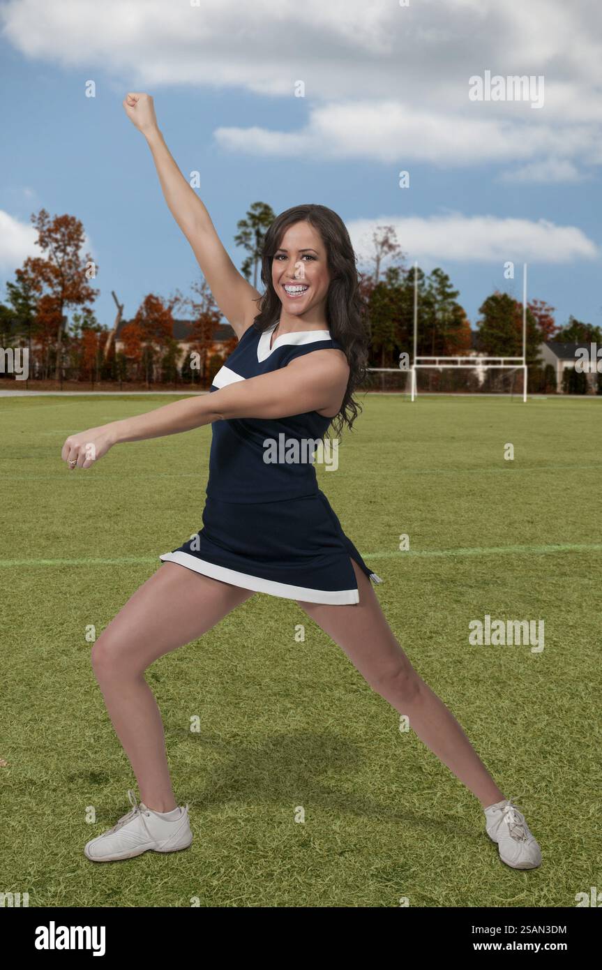 Woman cheerleader in uniform hi-res stock photography and images - Alamy