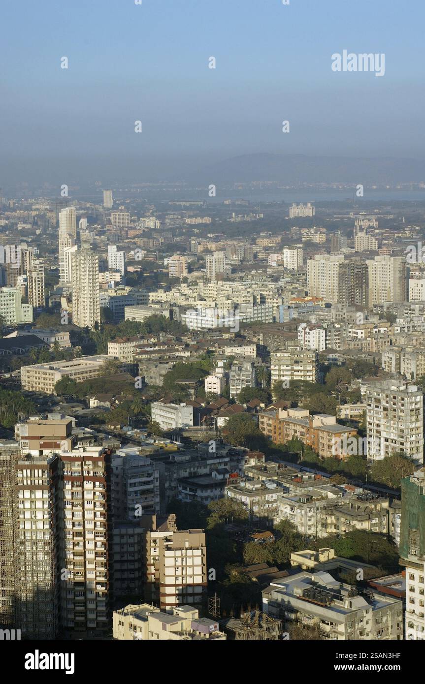 Aerial view of central Mumbai city building, Bombay Mumbai, Maharashtra ...