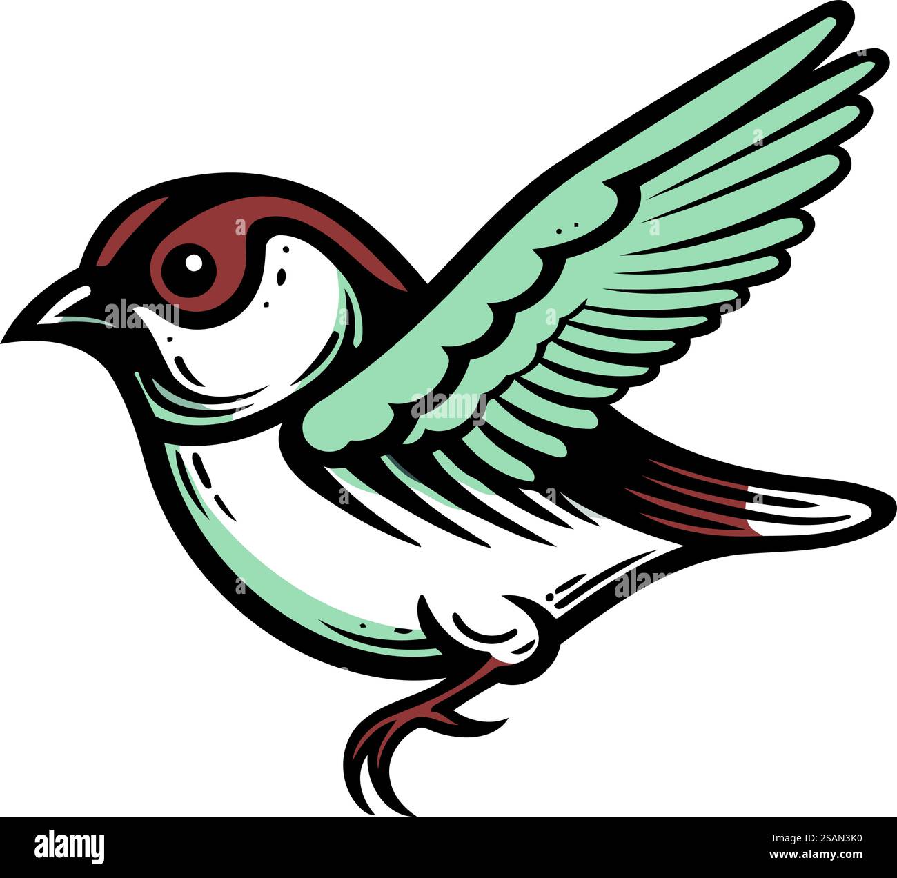 Cartoon Flying Bird Cute Cartoon Blue Bird Flying PNG Images | EPS