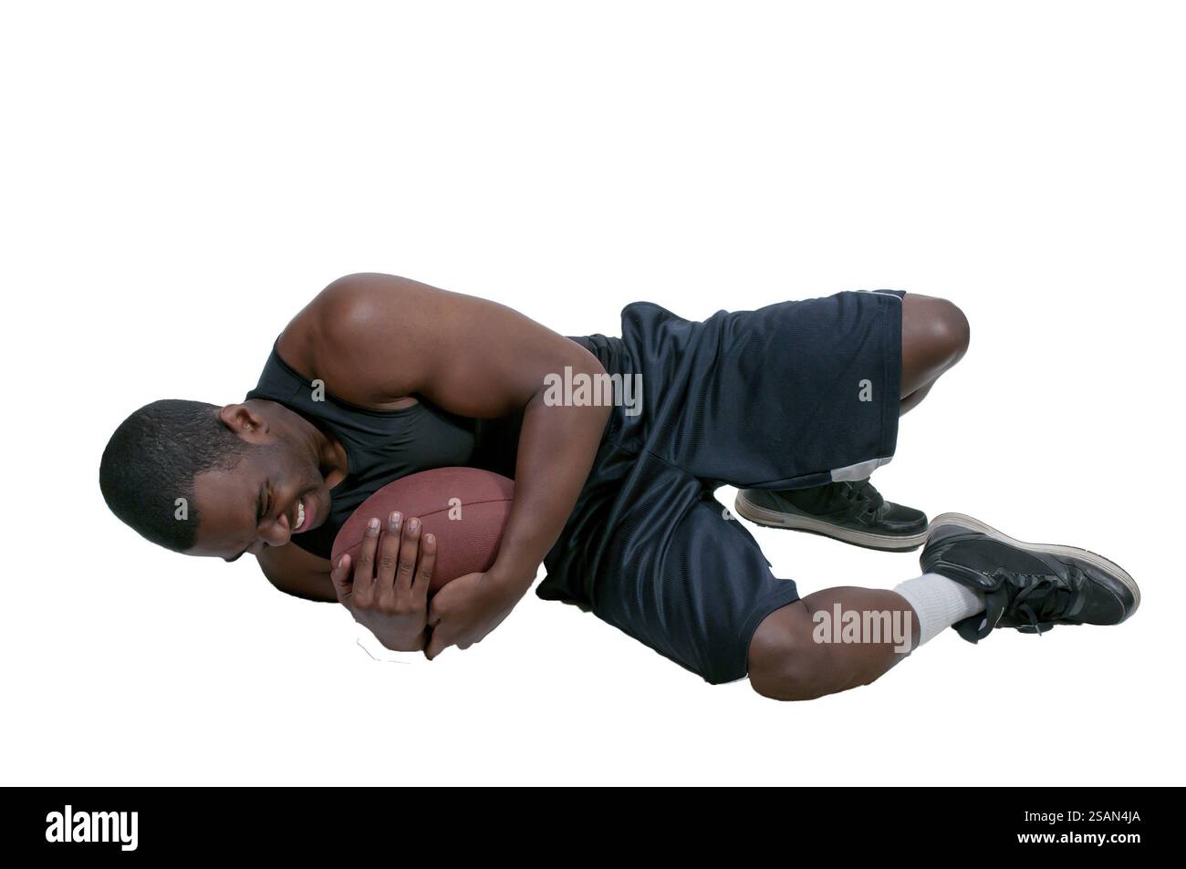 Black guys playing football hi-res stock photography and images - Alamy