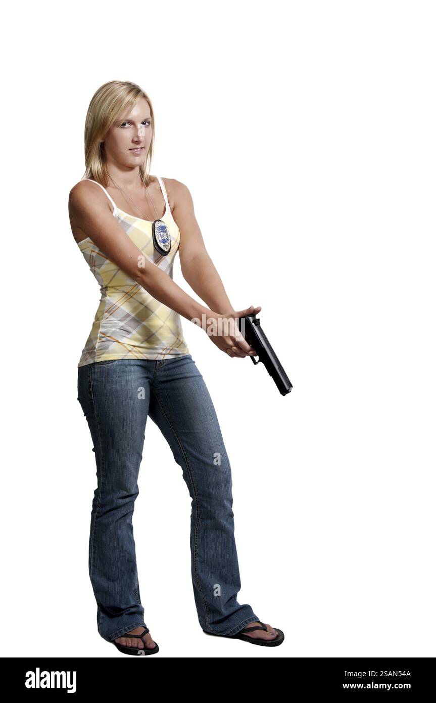A beautiful police woman on the job Stock Photo - Alamy