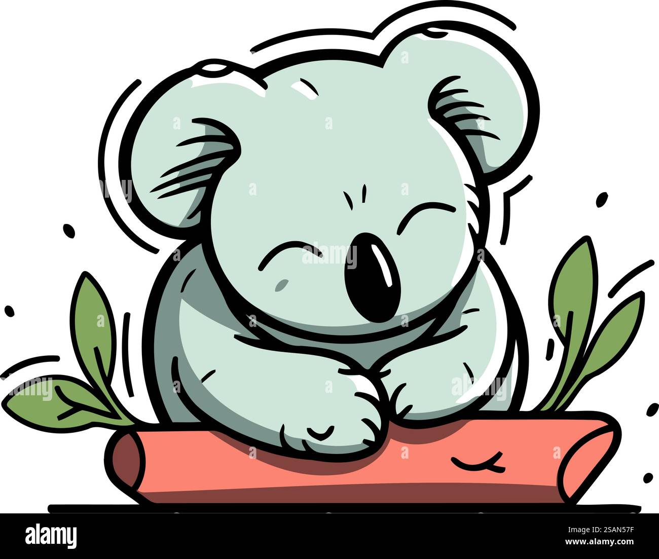 Koala bear sleeping Cut Out Stock Images & Pictures - Alamy