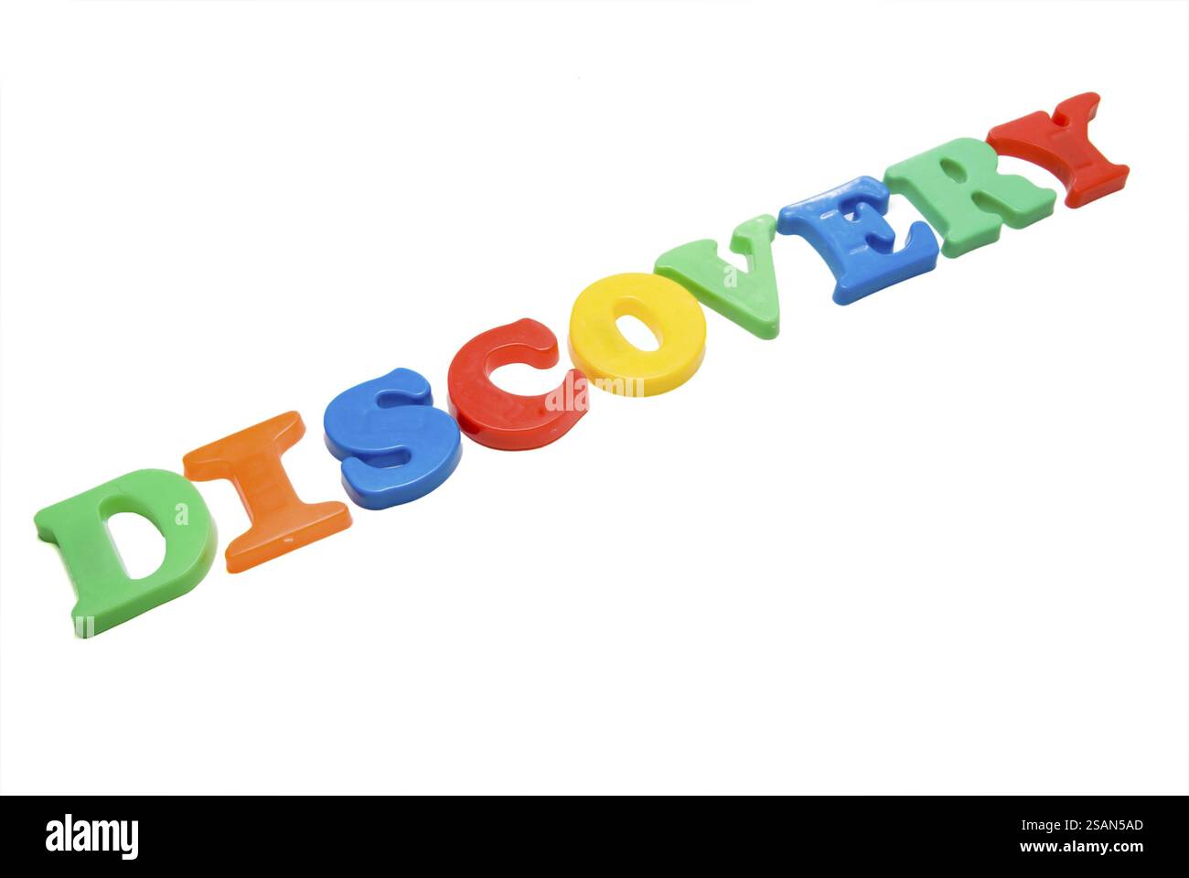 Magnetic letters spell hi-res stock photography and images - Alamy