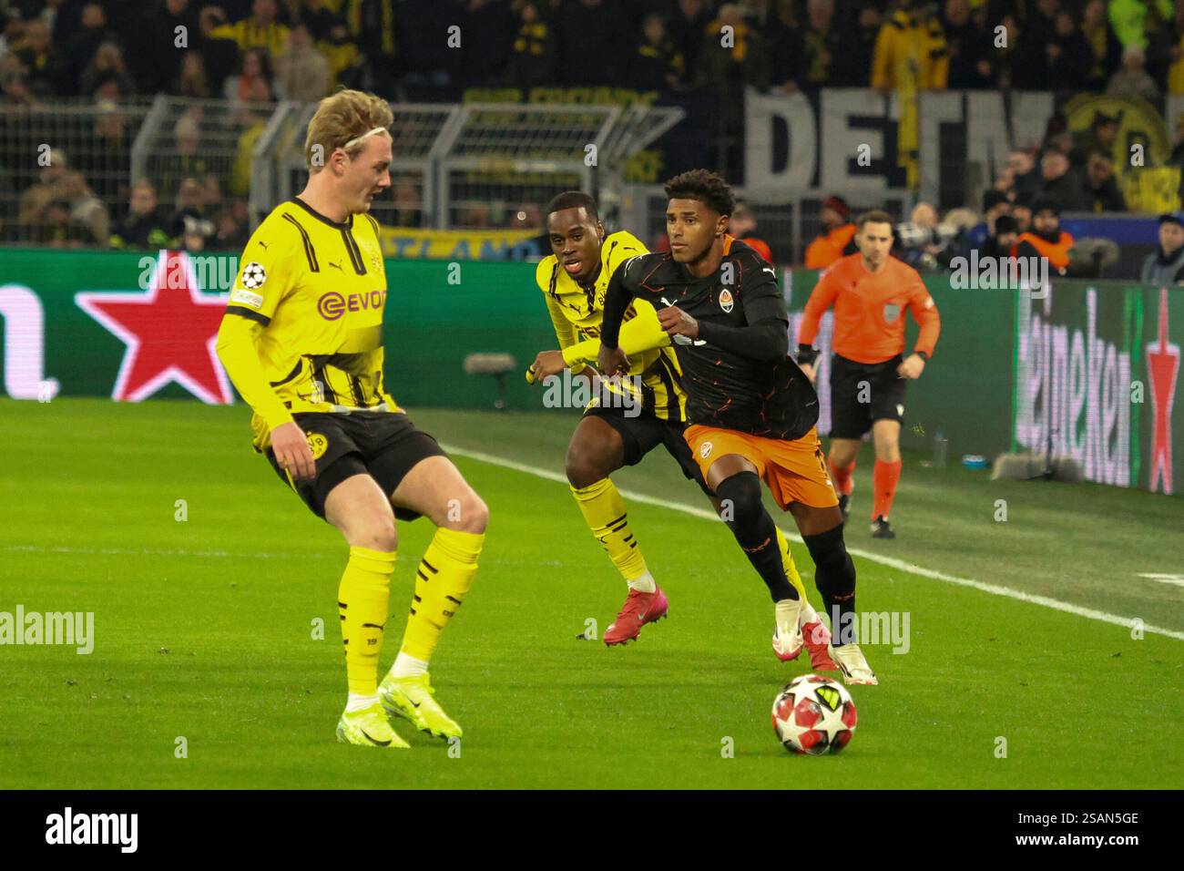 Dortmund, Deutschland. 29th Jan, 2025. Dortmund, Deutschland 29. Januar 2025: Champions League ...