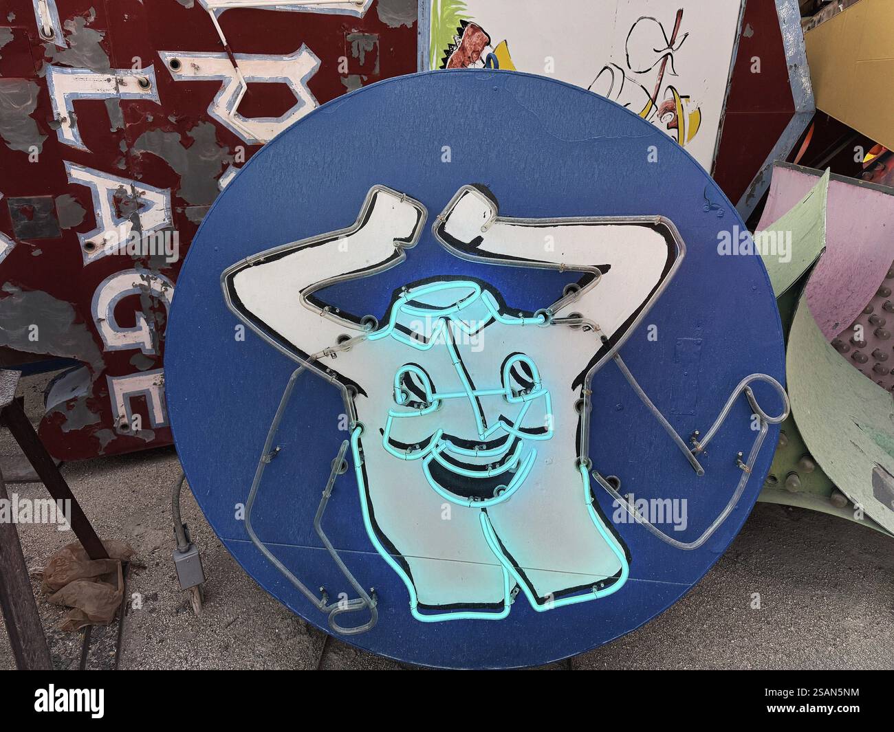 The Neon Museum, Neon Sign Cemetery, Las Vegas, Nevada, USA, North ...
