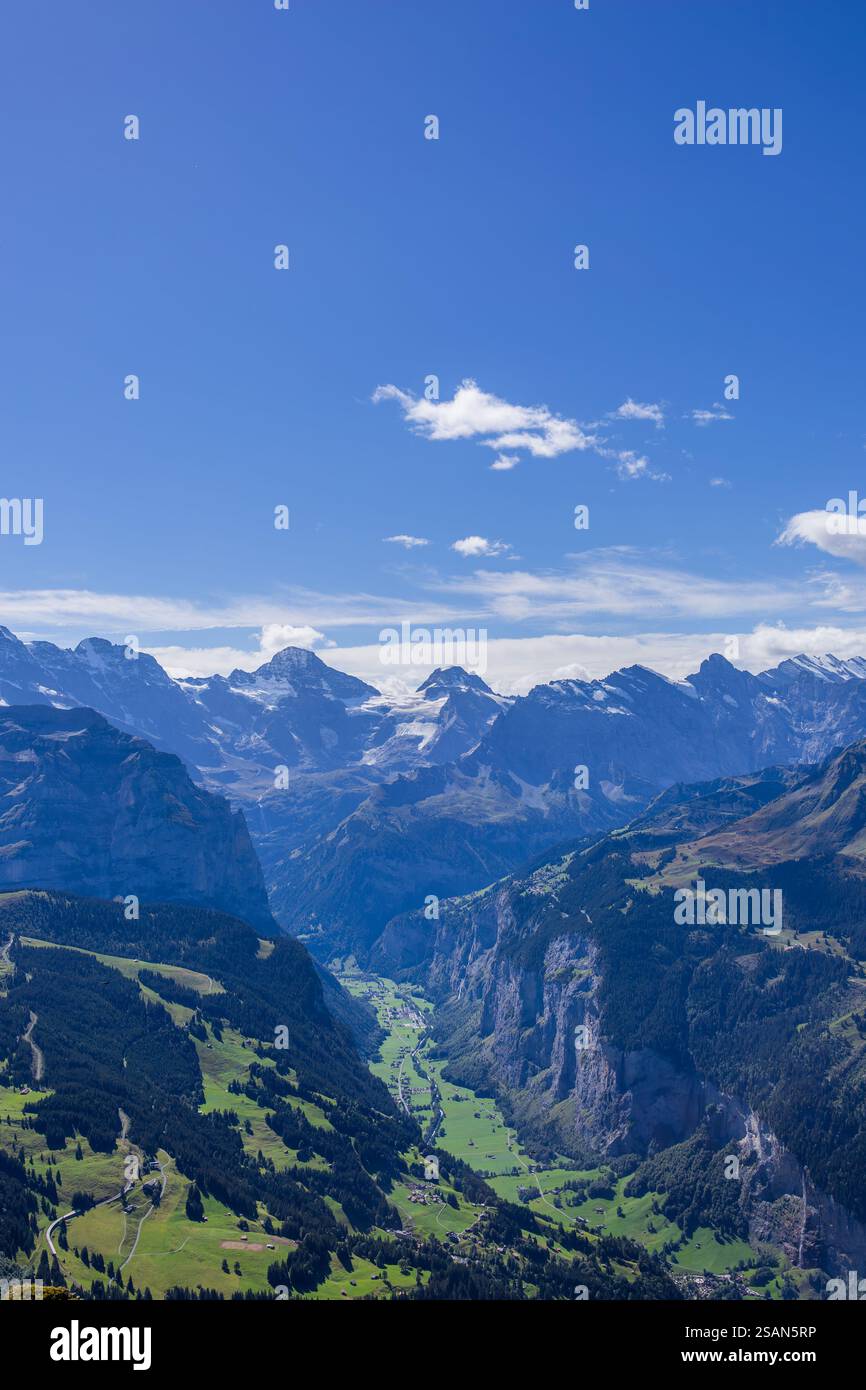 The Swiss Alps, a breathtaking mountain range nestled in the heart of ...