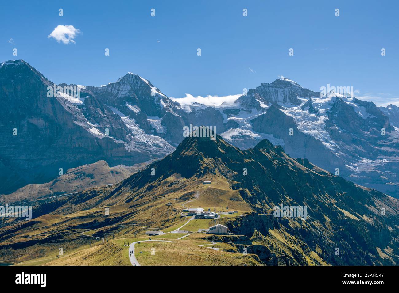 The Swiss Alps, a breathtaking mountain range nestled in the heart of ...