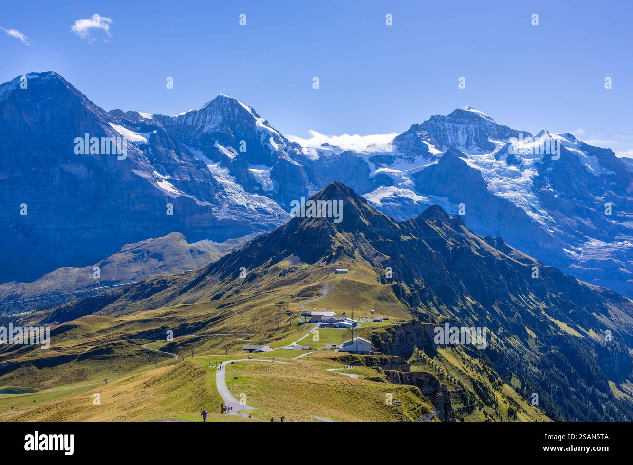 The Swiss Alps, a breathtaking mountain range nestled in the heart of ...