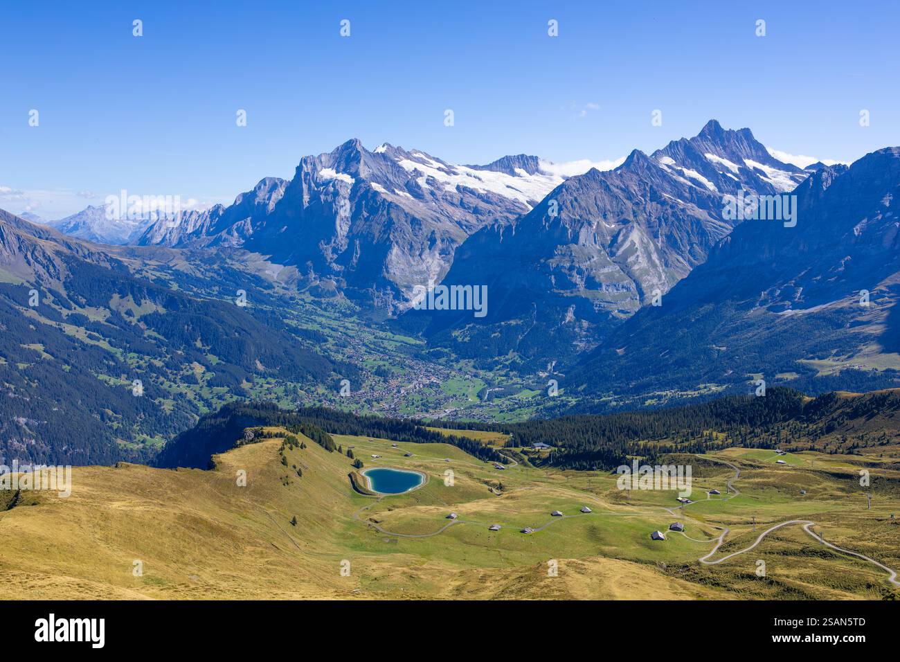 The Swiss Alps, a breathtaking mountain range nestled in the heart of ...