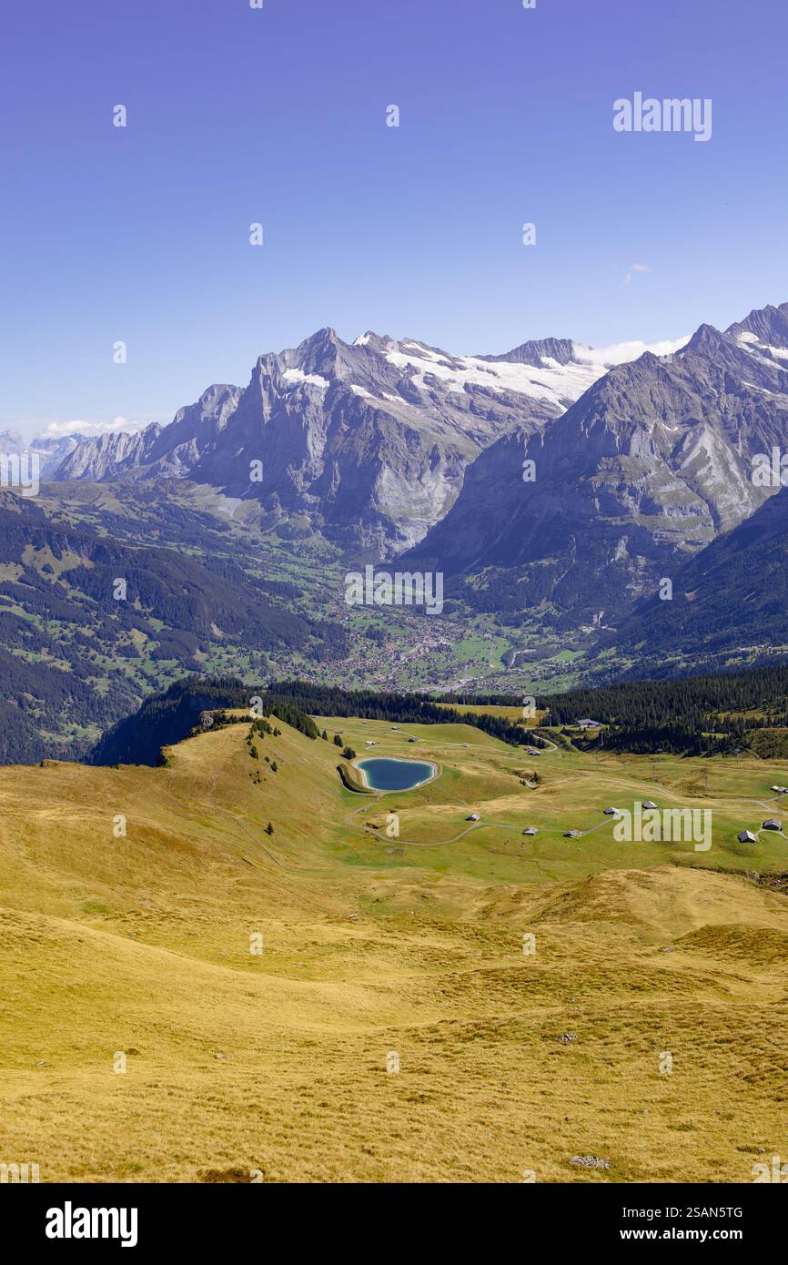 The Swiss Alps, a breathtaking mountain range nestled in the heart of ...