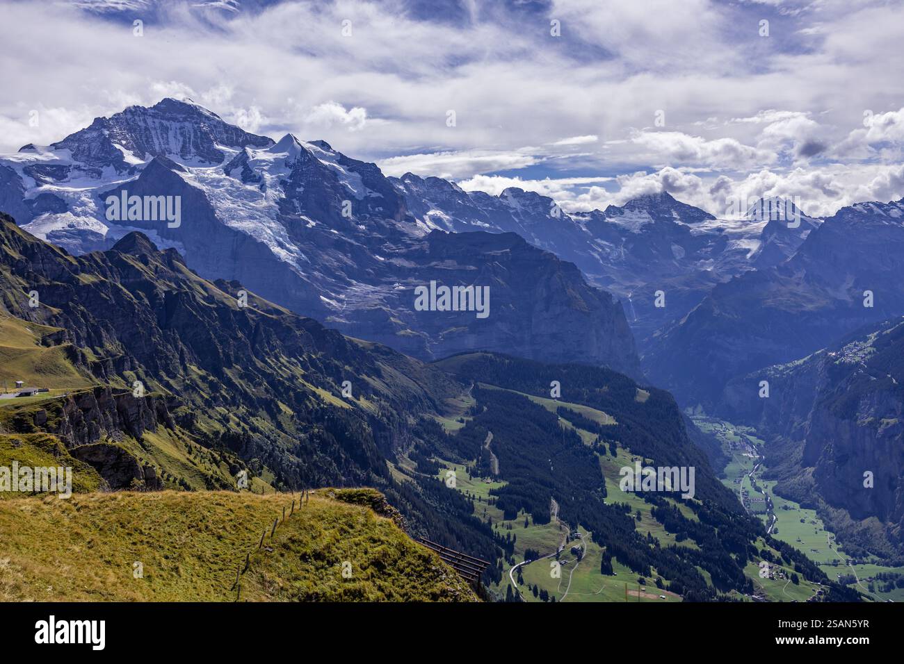 The Swiss Alps, a breathtaking mountain range nestled in the heart of ...