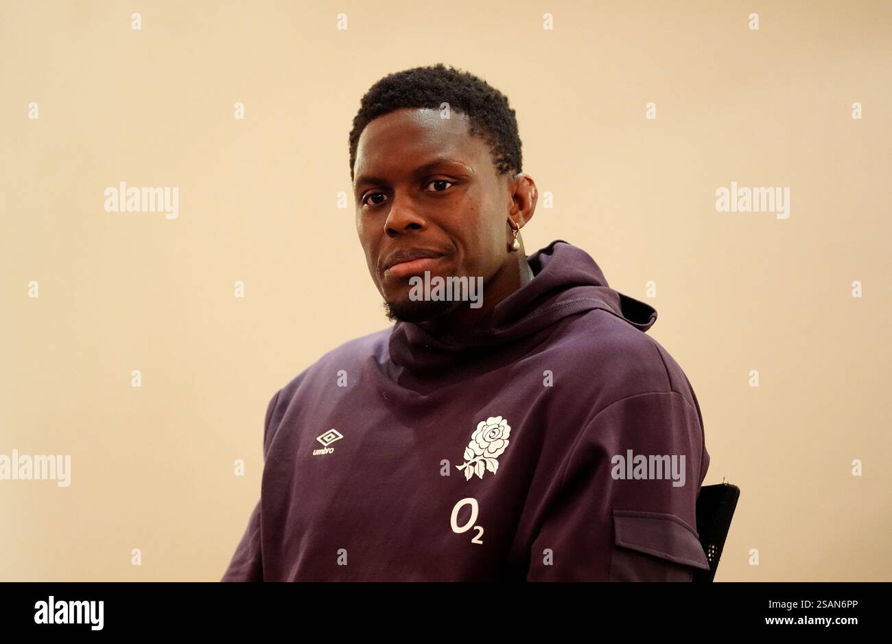 Maro Itoje during a press conference at the Conrad Hotel, Dublin ...