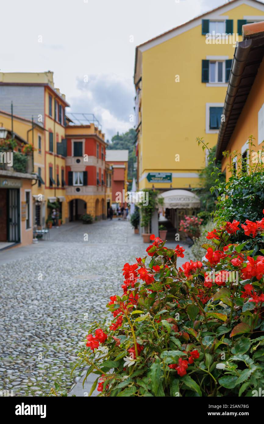 a beautiful and romantic atmosphere in portofino italy Stock Photo - Alamy