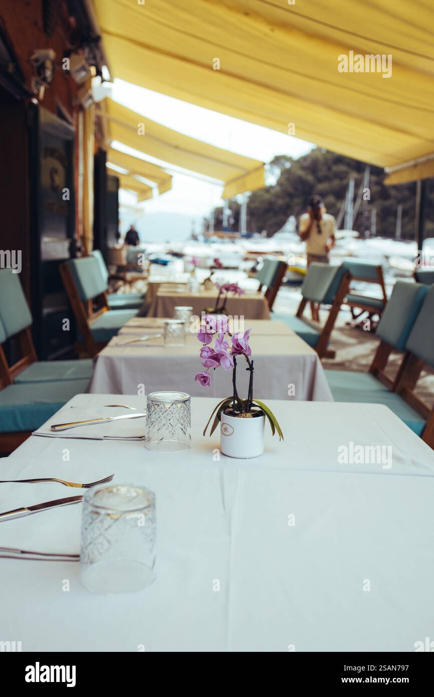 a beautiful and romantic atmosphere in portofino italy Stock Photo - Alamy