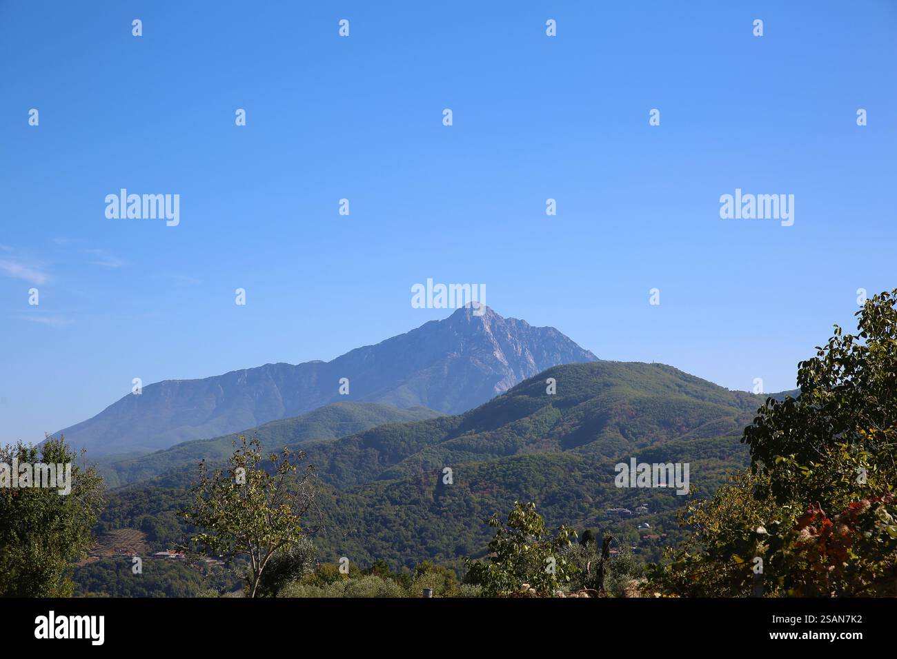 Mount athos aerial view hi-res stock photography and images - Alamy