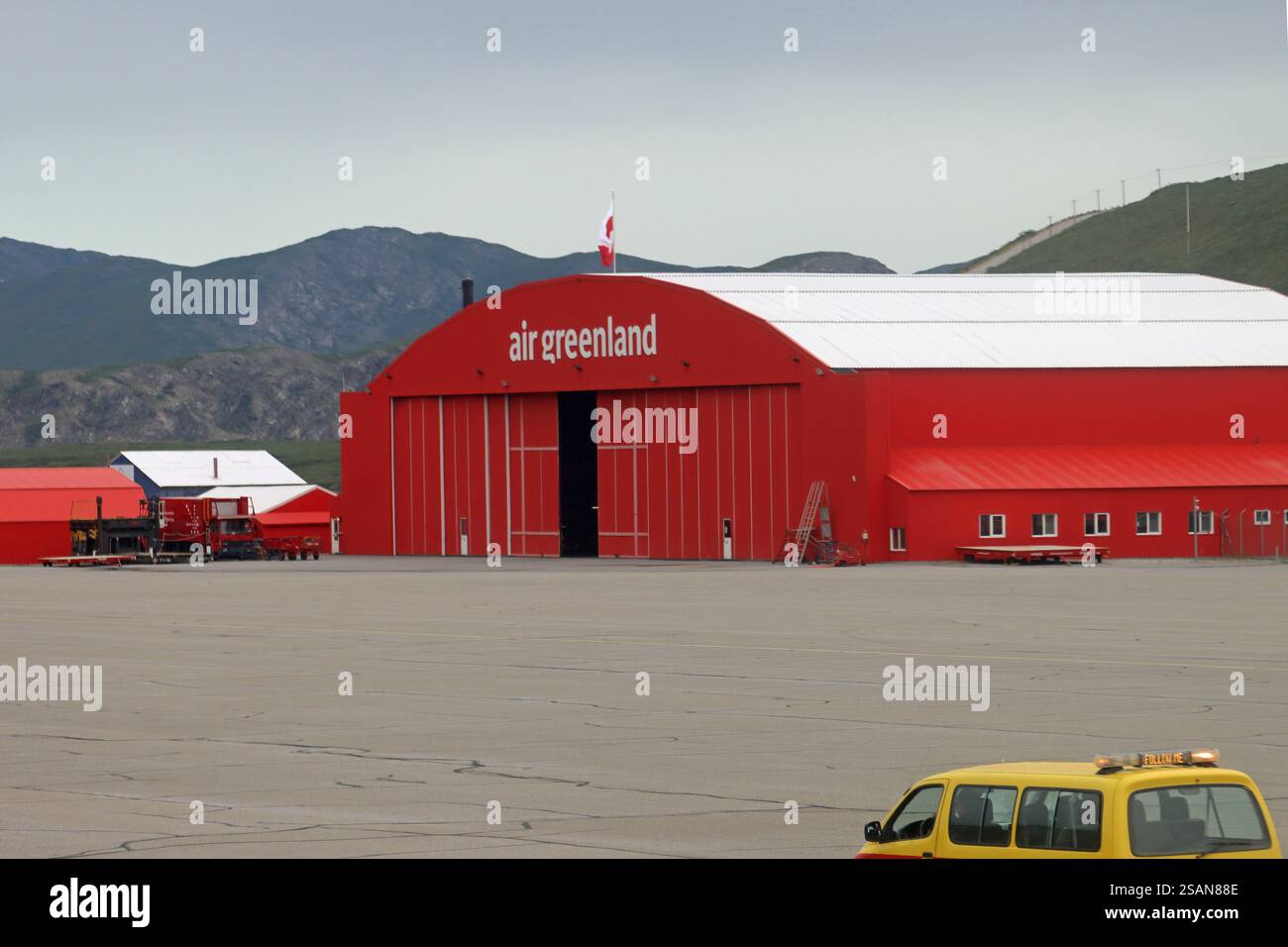 Kangerlussuaq airport, Greenland Stock Photo - Alamy