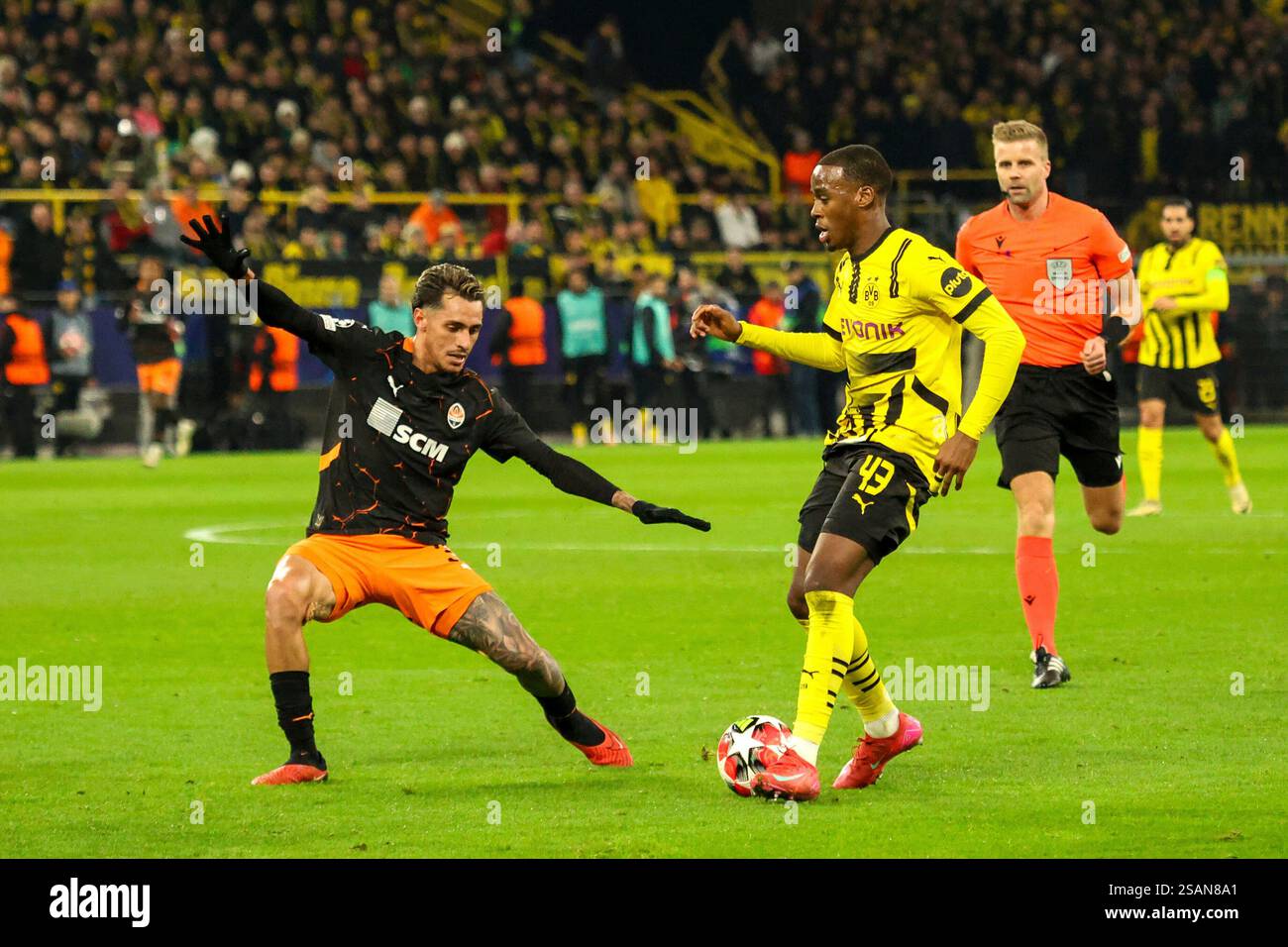 Dortmund, Deutschland. 29th Jan, 2025. Dortmund, Deutschland 29. Januar 2025: Champions League ...