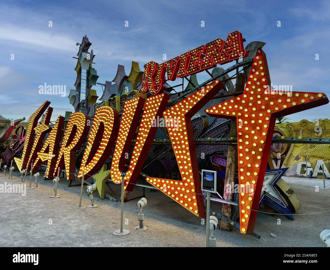 The Neon Museum, Neon Sign Cemetery, Las Vegas, Nevada, USA, North ...