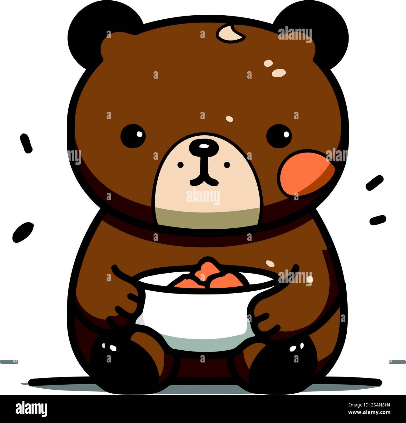 Cartoon graphic eating hi-res stock photography and images - Alamy