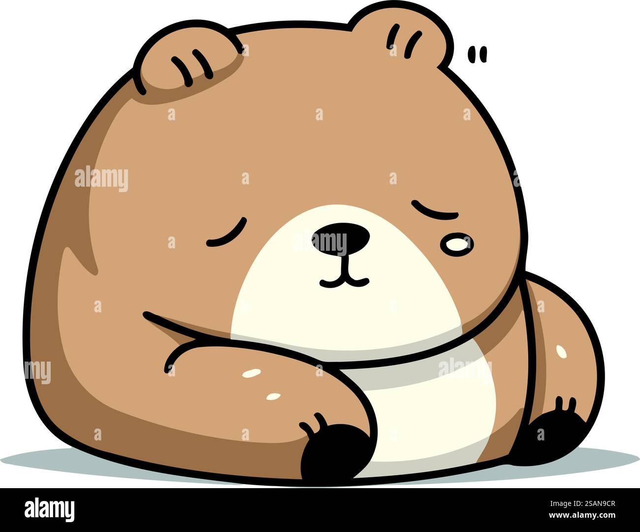 Cute teddy bear cartoon vector illustration. Cute cartoon beaver Stock ...