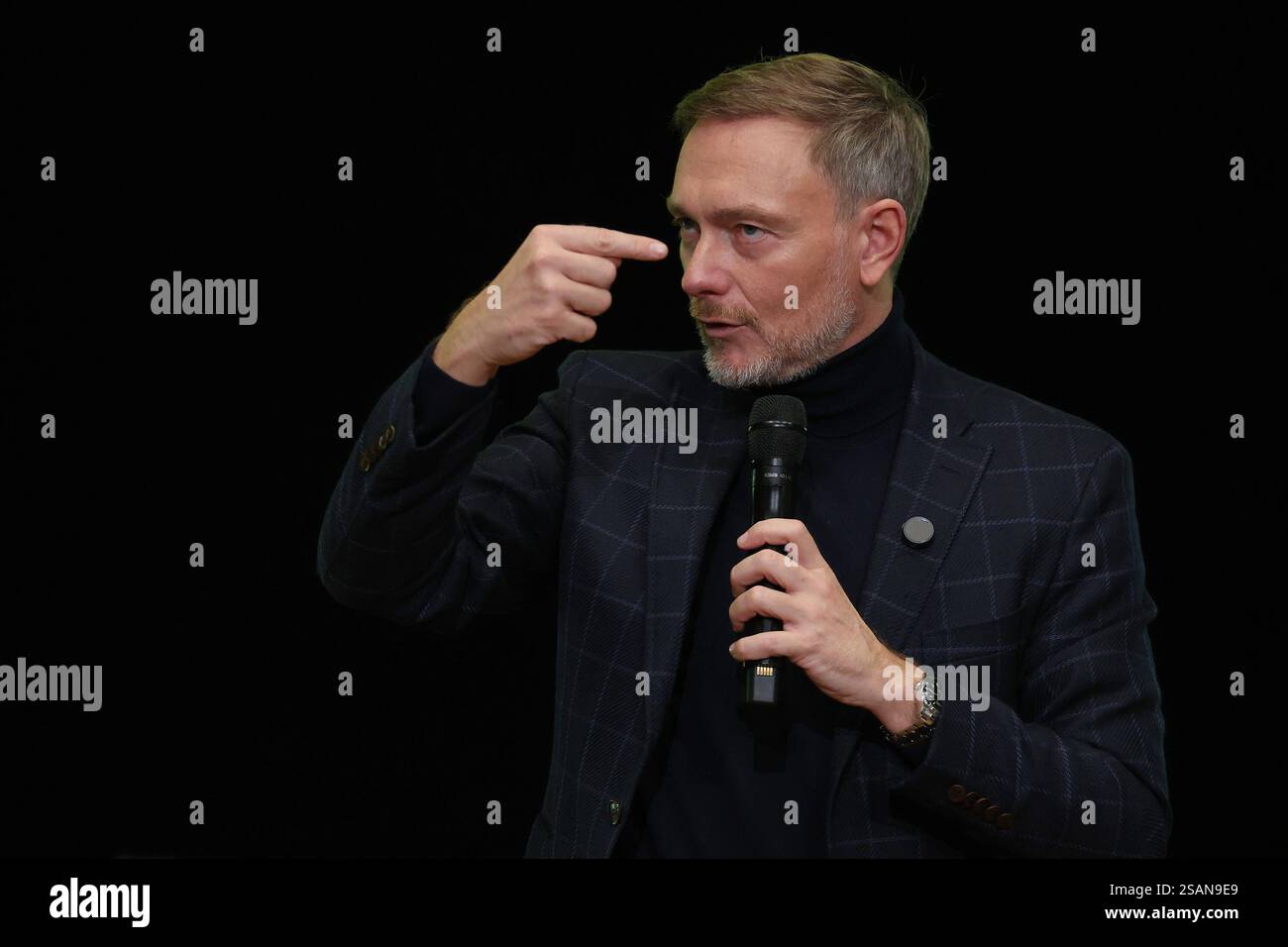 Christian Lindner am 30.01.2025 in der Stadthalle Gütersloh ...