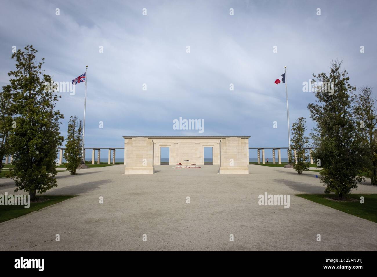 The British Normandy Memorial is a war memorial near the village of Ver ...