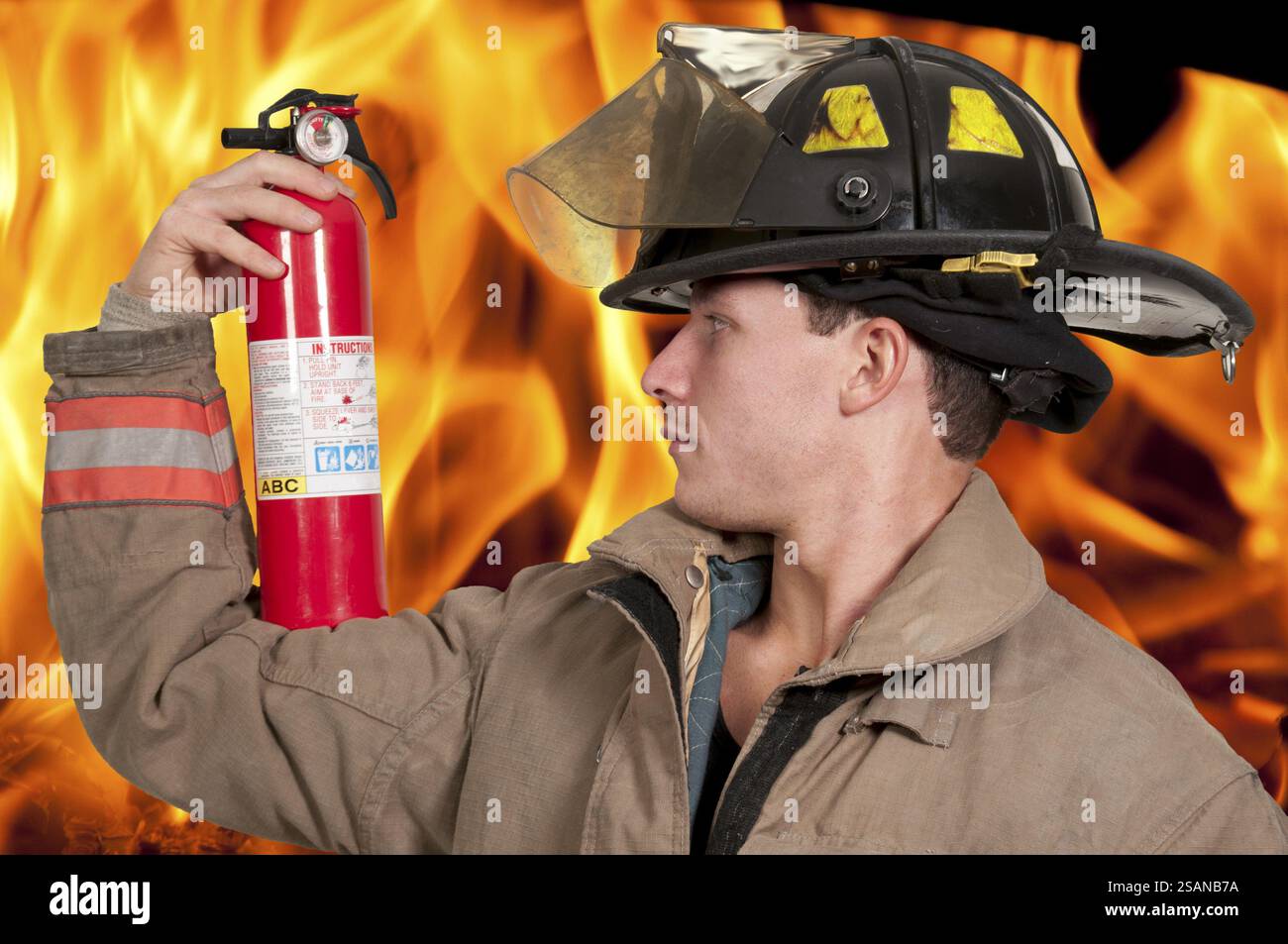 Work fireman hi-res stock photography and images - Alamy