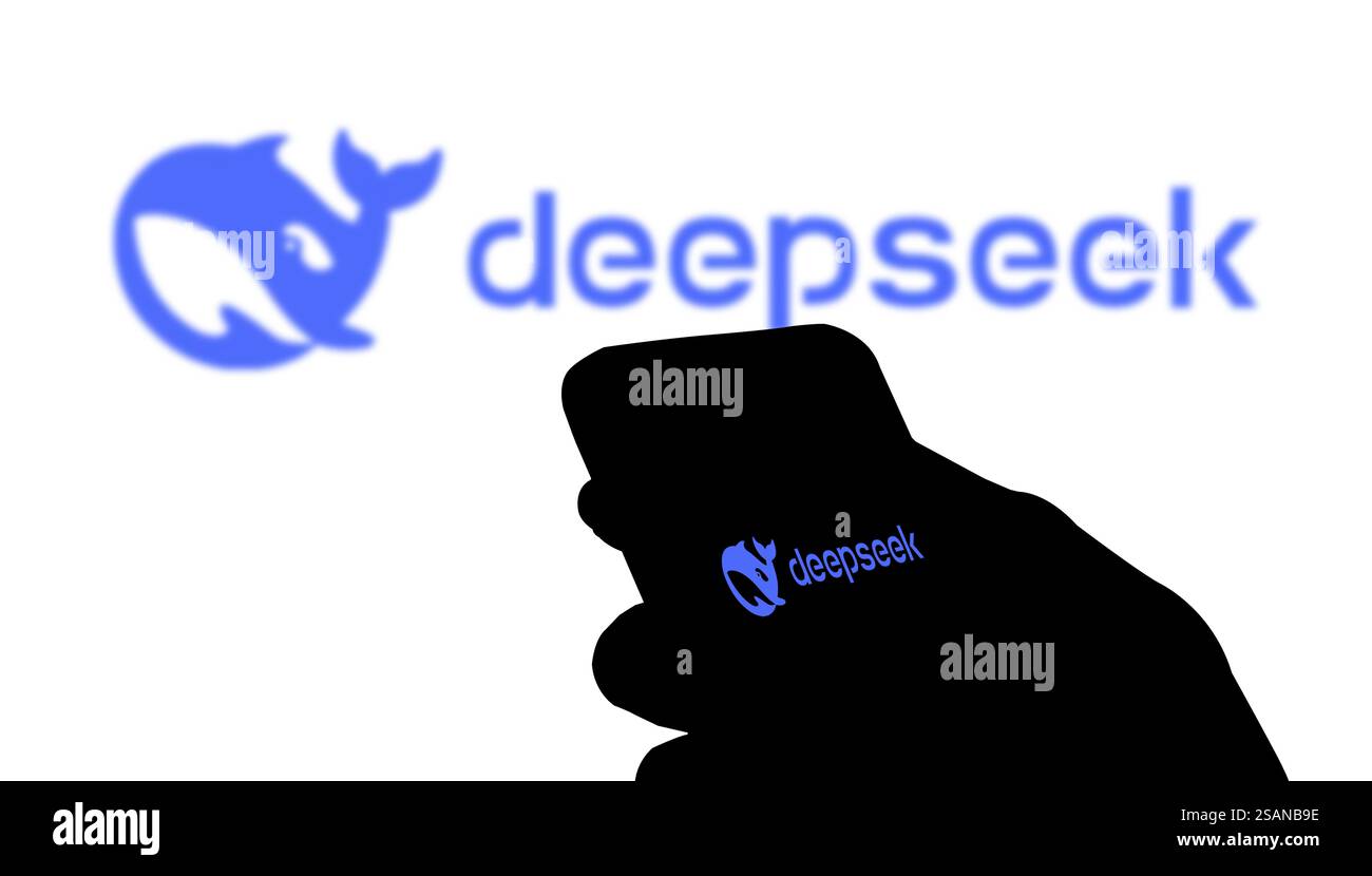 Deepseek Ai logo is displayed on smartphone Stock Photo - Alamy