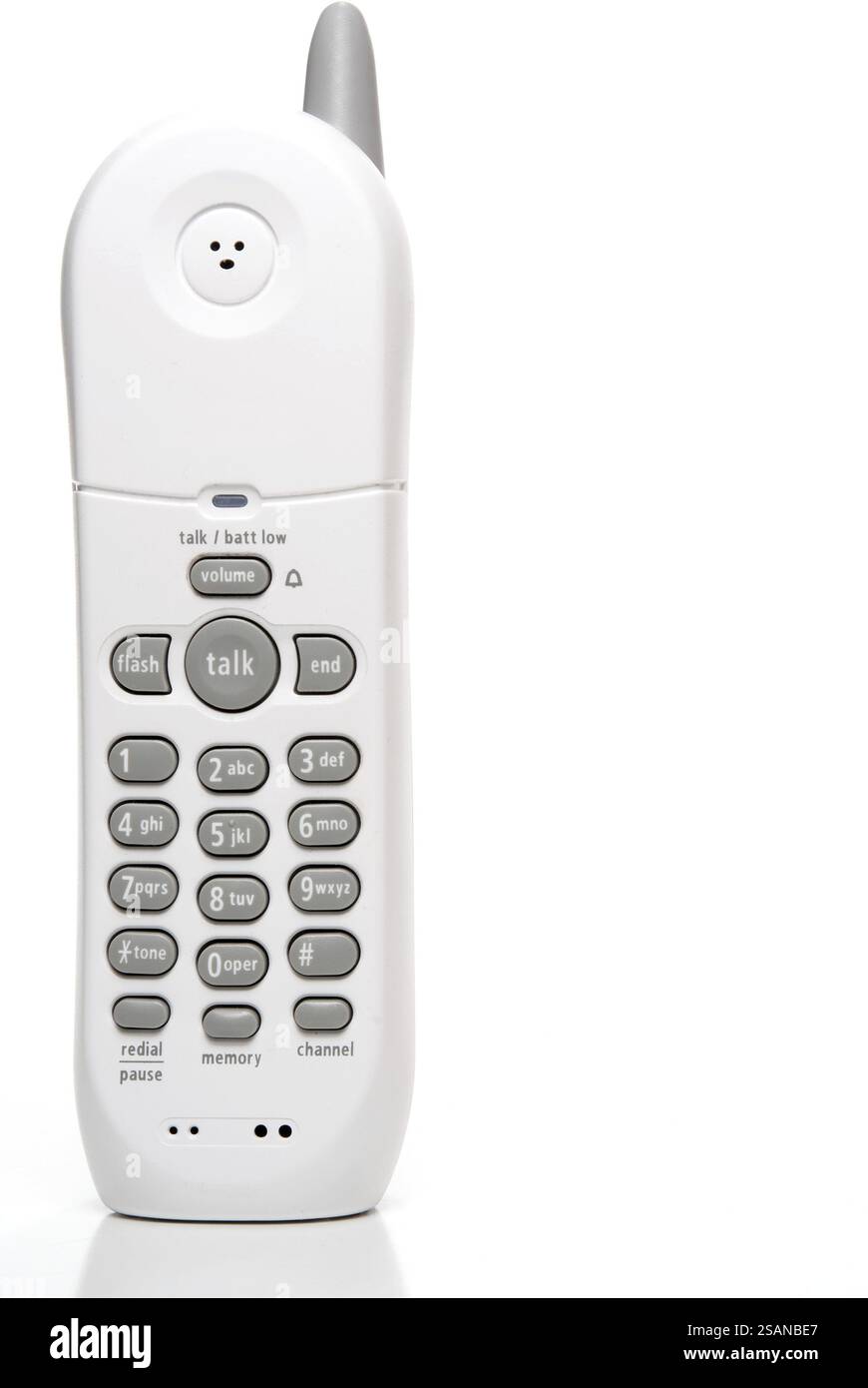 A modern home style cordless digital telephone Stock Photo - Alamy