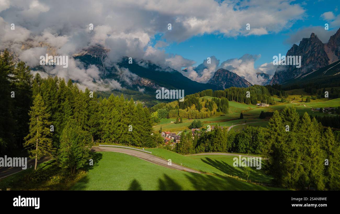 The Dolomites, located in northern Italy, are a stunning mountain range ...