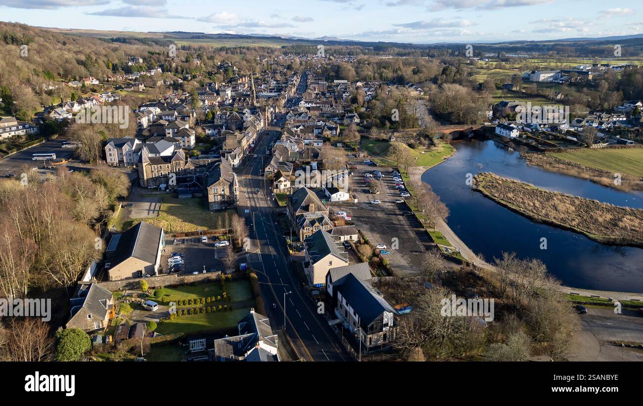 Callander aerial view hi-res stock photography and images - Alamy
