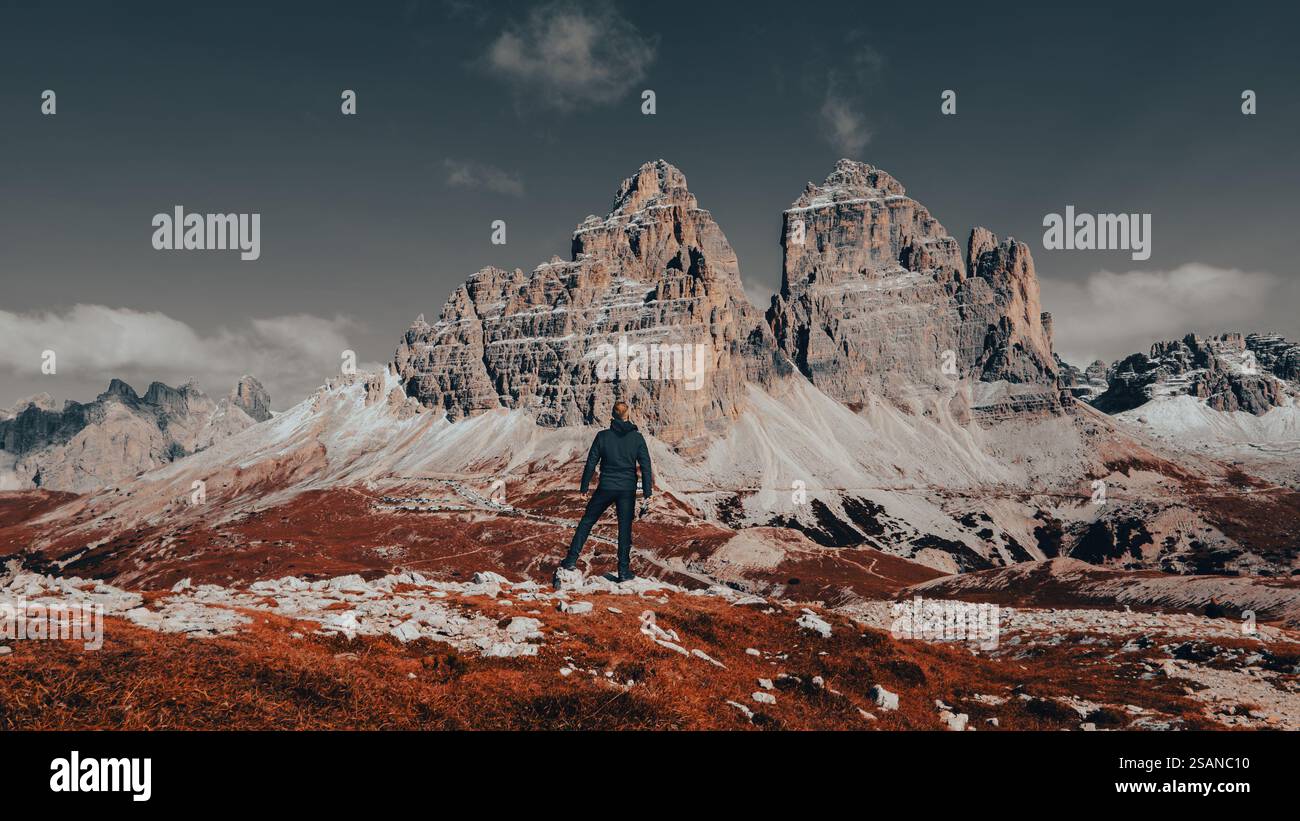 Amidst the breathtaking dolomite mountains hi-res stock photography and ...