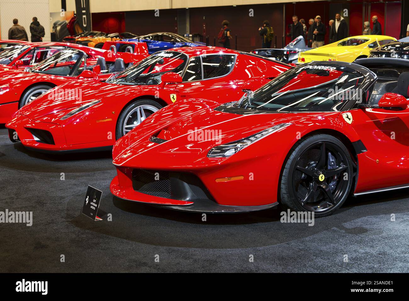 Salon Automobile 2025, Ferrari collection, Convention Centre, Montreal ...