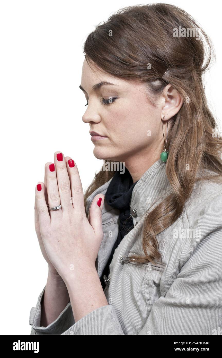 Woman person deep faith hi-res stock photography and images - Alamy