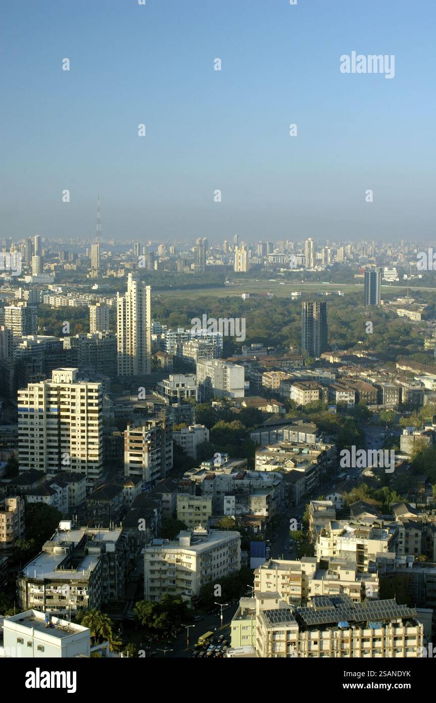 Aerial view of central Mumbai city building, Bombay Mumbai, Maharashtra ...