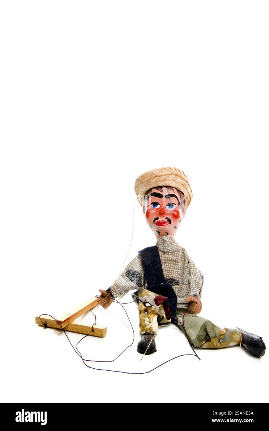 A handmade custom Mexican style marionette puppet Stock Photo - Alamy