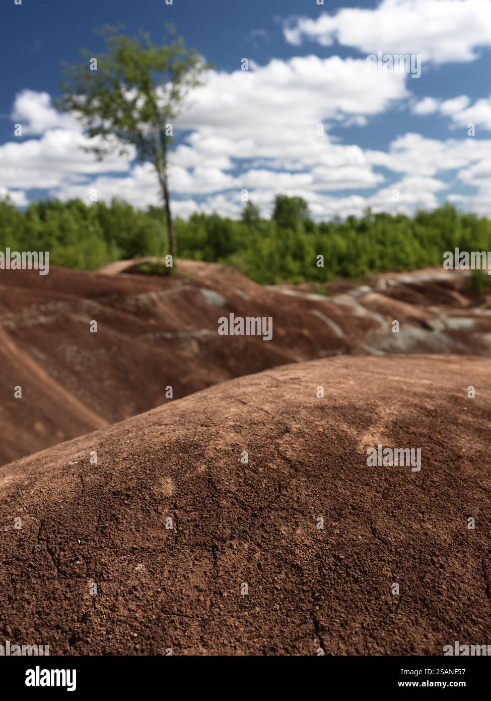 Cheltenham Badlands Ontario Canada summertime scenic. Martian like ...