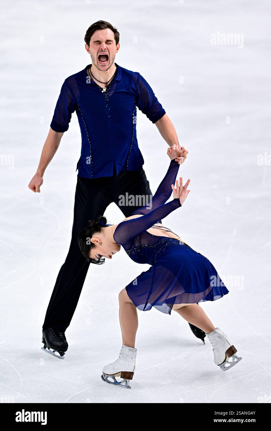 Daria DANILOVA & Michel TSIBA (NED), during Pairs Free Skating, at the ...