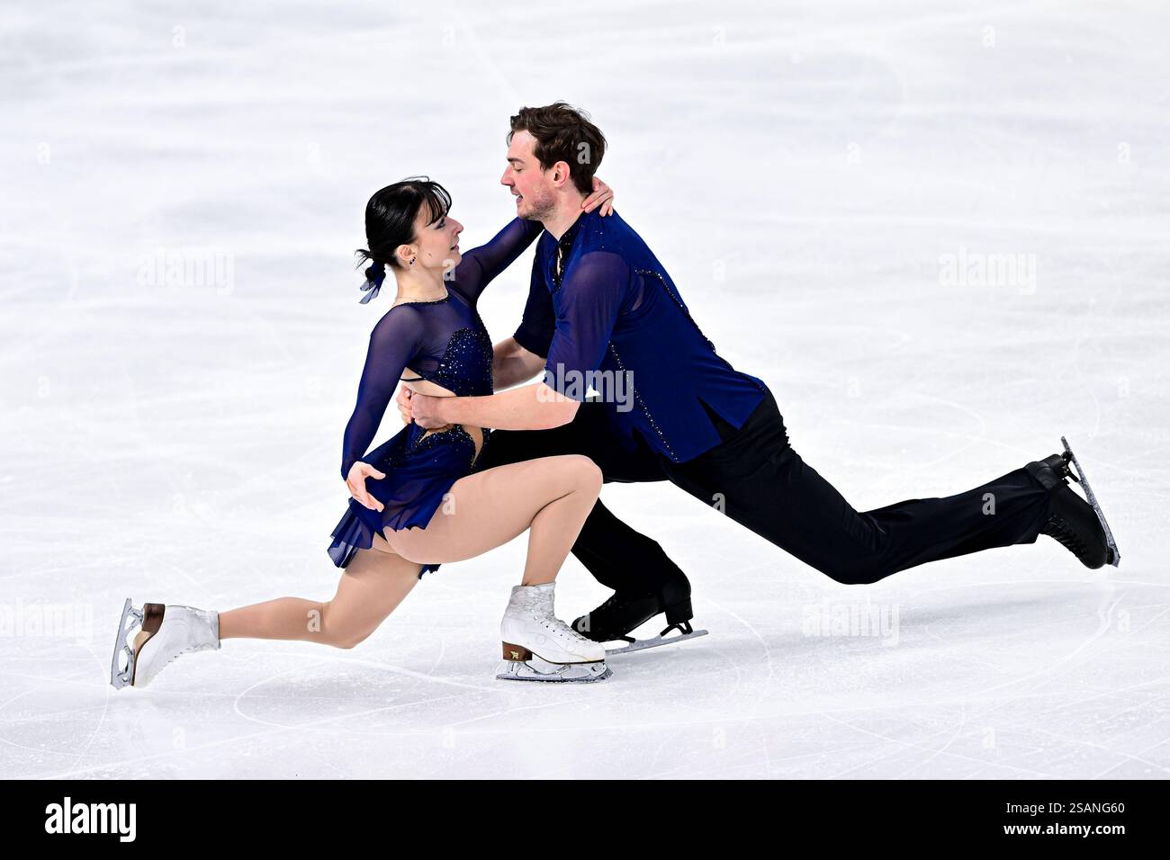 Daria DANILOVA & Michel TSIBA (NED), during Pairs Free Skating, at the ...